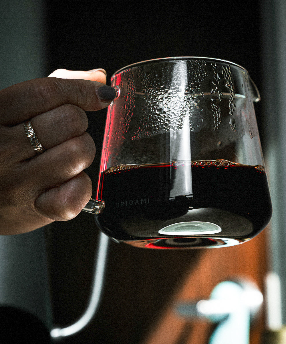 ORIGAMI Aroma Glass Server 460 ml - 12 Pack — Slow Pour Wholesale