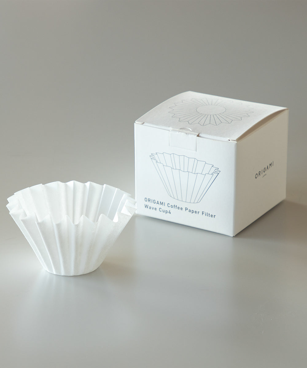 ORIGAMI 1-4 Cup Wave (Flat Bottom) Filters - 50 sheets - 12 packs ...
