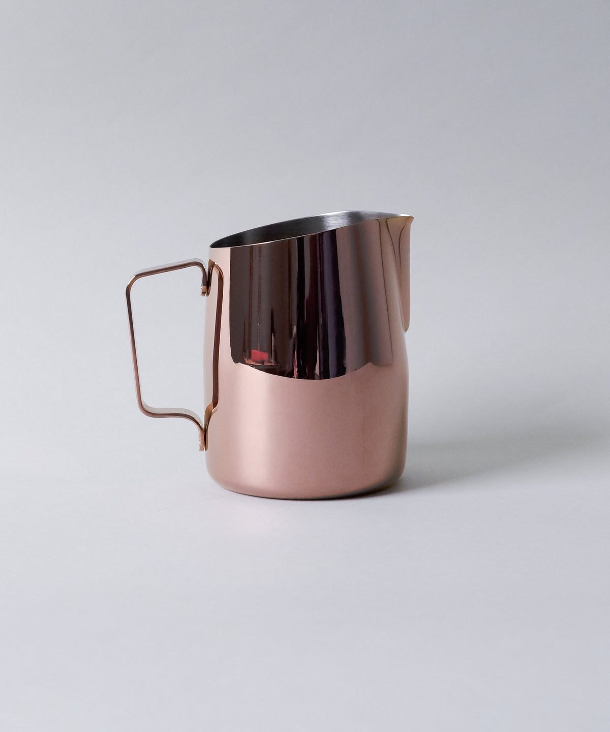 22oz WPM Titanium Rose Gold Pitcher with Narrow Spout — Slow Pour Wholesale